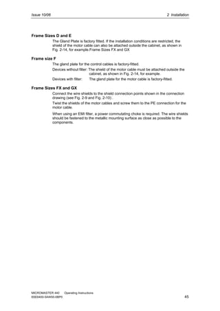 Siemens micromaster-440-manual | PDF