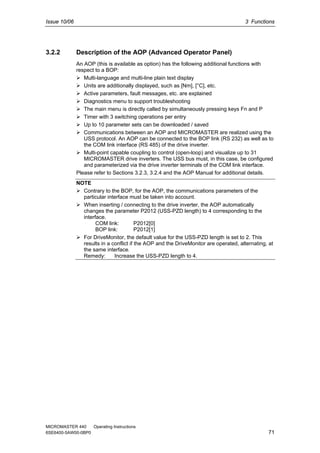 Siemens micromaster-440-manual | PDF