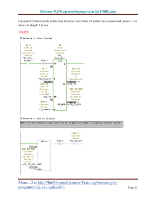 Siemens PLC Programming Example #2 | PDF