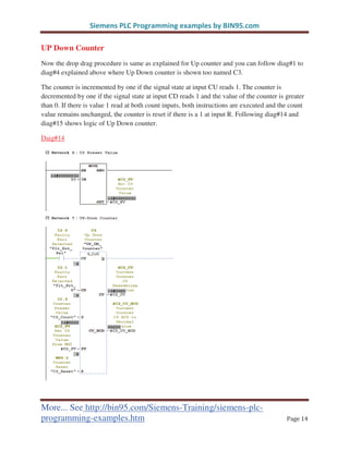 Siemens PLC Programming Example #2 | PDF