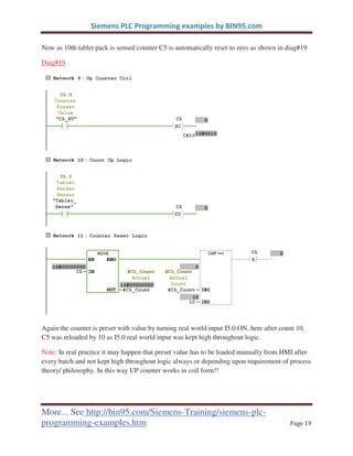 Siemens PLC Programming Example #2 | PDF