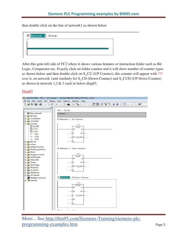 Siemens PLC Programming Example #2 | PDF