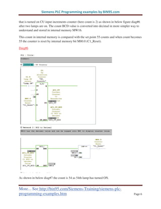 Siemens PLC Programming Example #2 | PDF