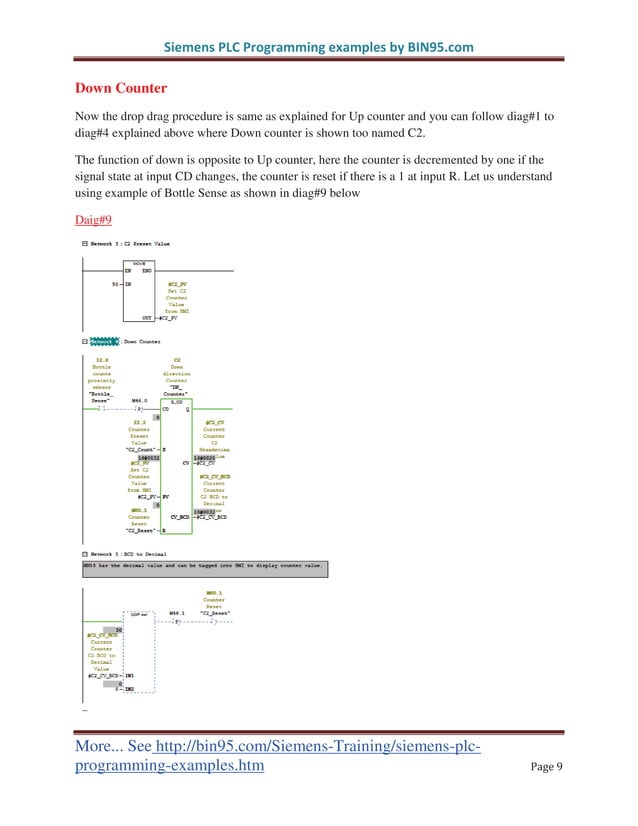 Siemens PLC Programming Example #2 | PDF