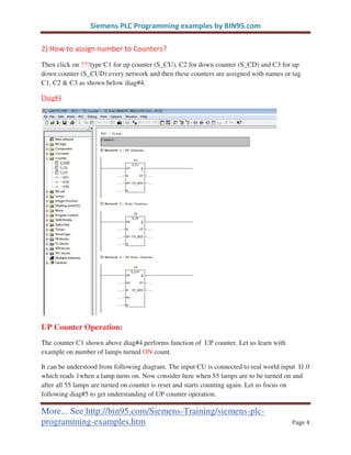 Siemens PLC Programming Example #2 | PDF