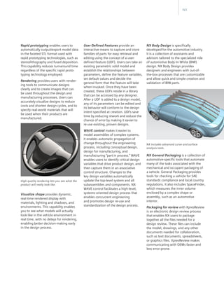 Siemens NX para Fornecedores da Indústria Automobilística | PDF