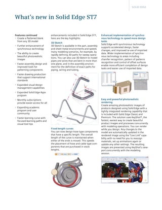 What's New Solid Edge ST7 | PDF