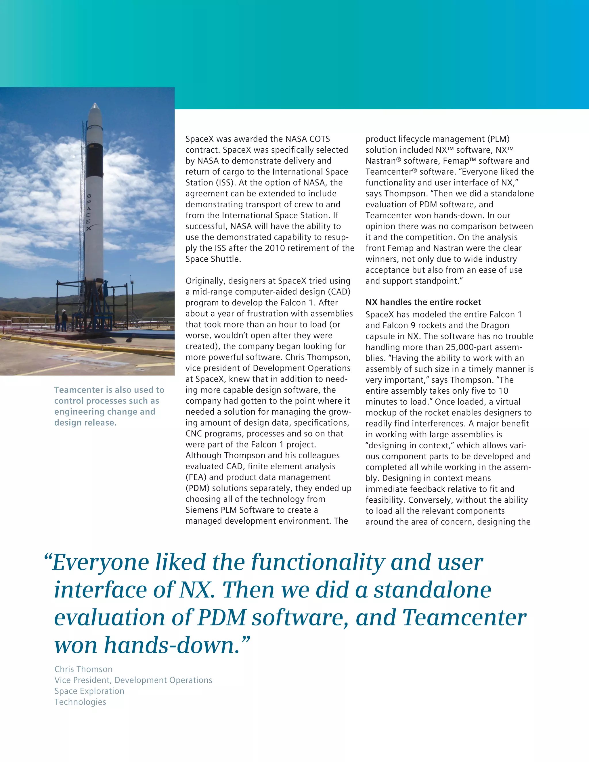 Siemens e SpaceX, estudo de caso | PDF