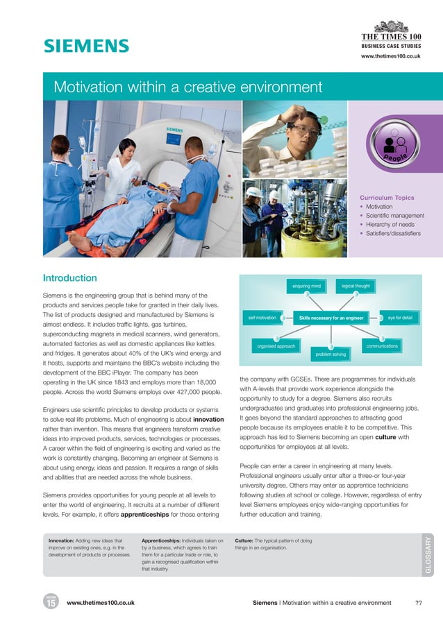 Siemens case study | PDF