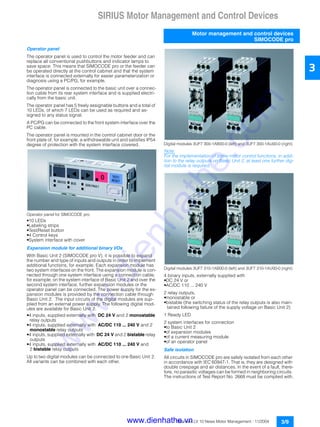 Siemens catalog tong hop 3 uf simocode | PDF