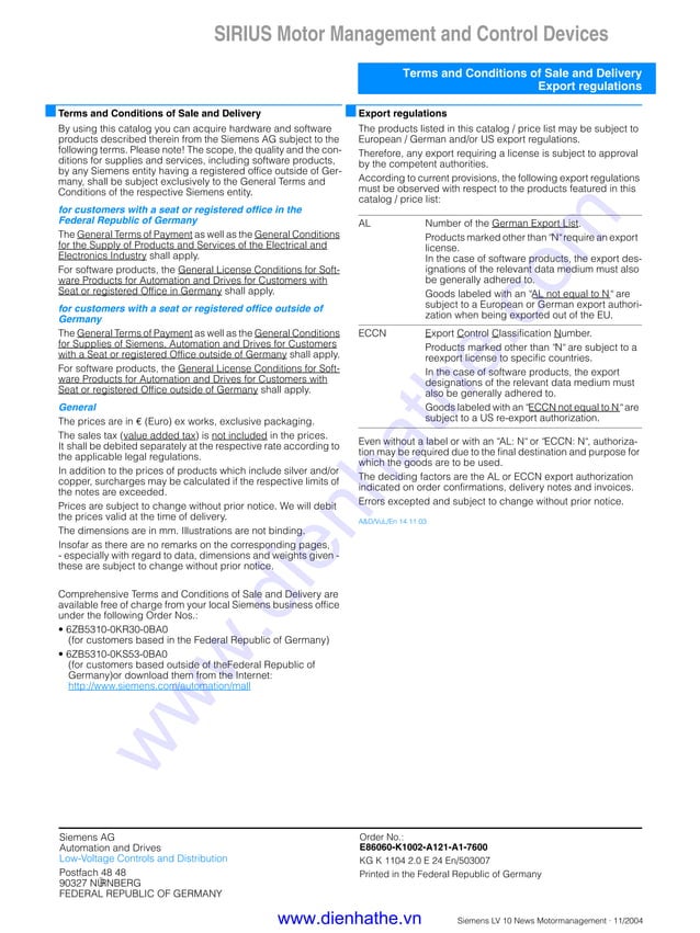 Siemens catalog tong hop 3 uf simocode | PDF