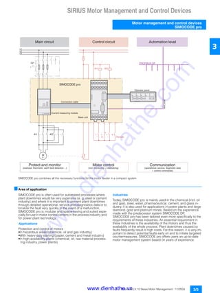 Siemens catalog tong hop 3 uf simocode | PDF