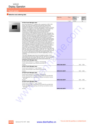 Siemens catalog tong hop gamma | PDF