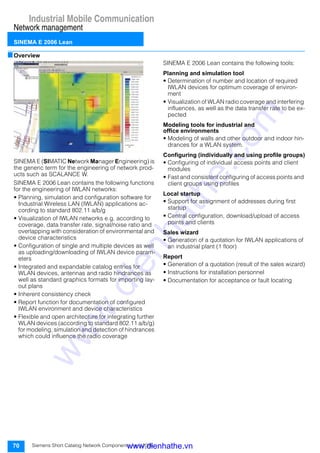 Siemens catalog tong hop industrial comunication | PDF