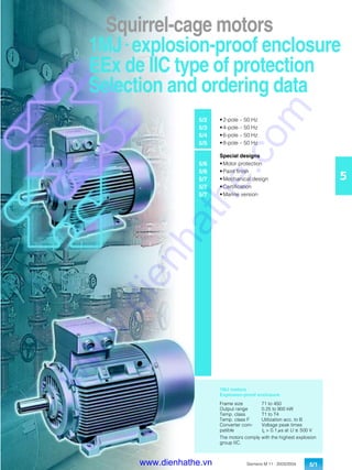 Siemens catalog tong hop low voltage motor | PDF
