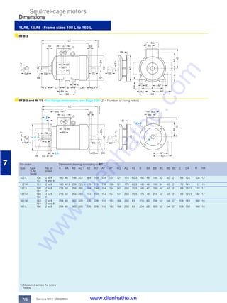 Siemens catalog tong hop low voltage motor | PDF