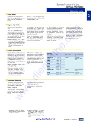 Siemens catalog tong hop low voltage motor | PDF