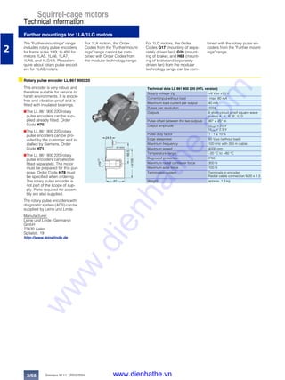 Siemens catalog tong hop low voltage motor | PDF