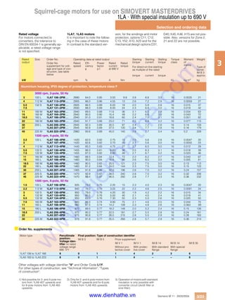 Siemens catalog tong hop low voltage motor | PDF