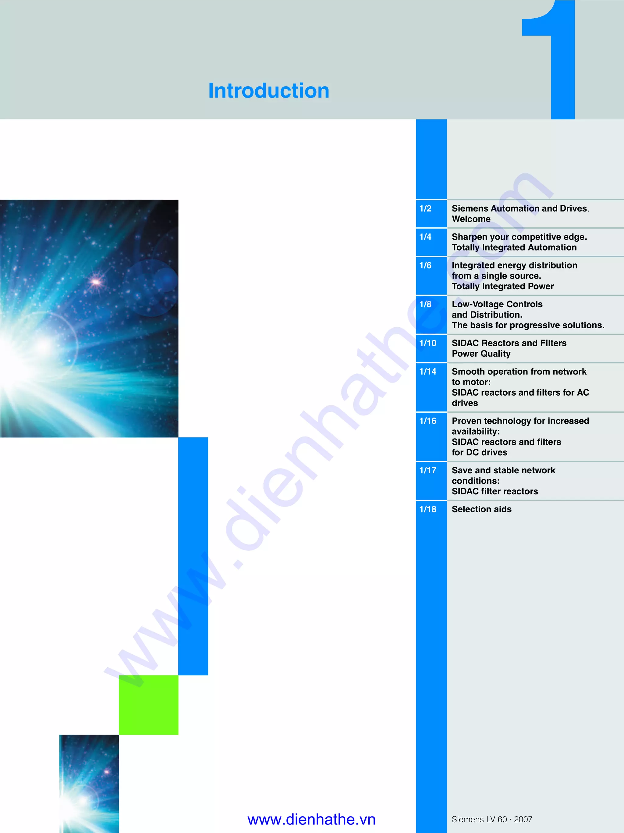 Siemens catalog tong hop sidac transformer | PDF