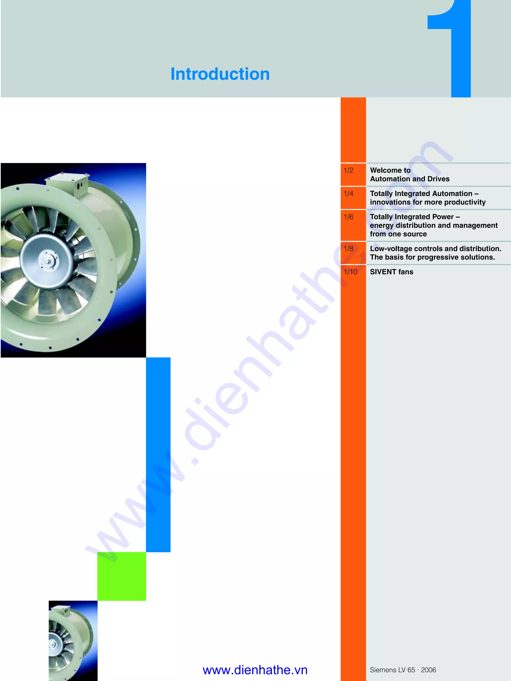 Siemens catalog tong hop sivent - fans | PDF