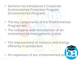 Siemens csr analysis by brands academy | PPTX