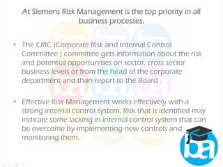 Siemens csr analysis by brands academy | PPTX