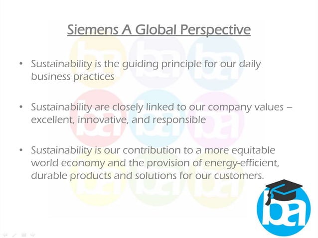 Siemens csr analysis by brands academy | PPT
