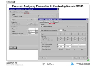 SIEMENS FILLING programming procedure step by step | PPT