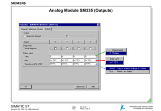 SIEMENS FILLING programming procedure step by step | PPT