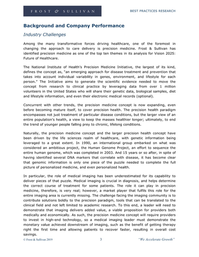 Siemens Healthineers Award Write Up | PDF