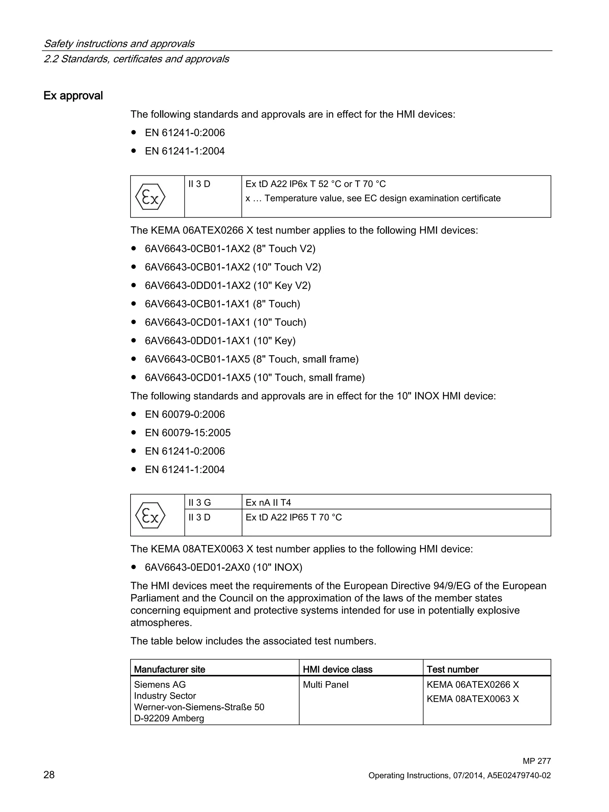 Siemens hmi mp 277 operating instructions | PDF