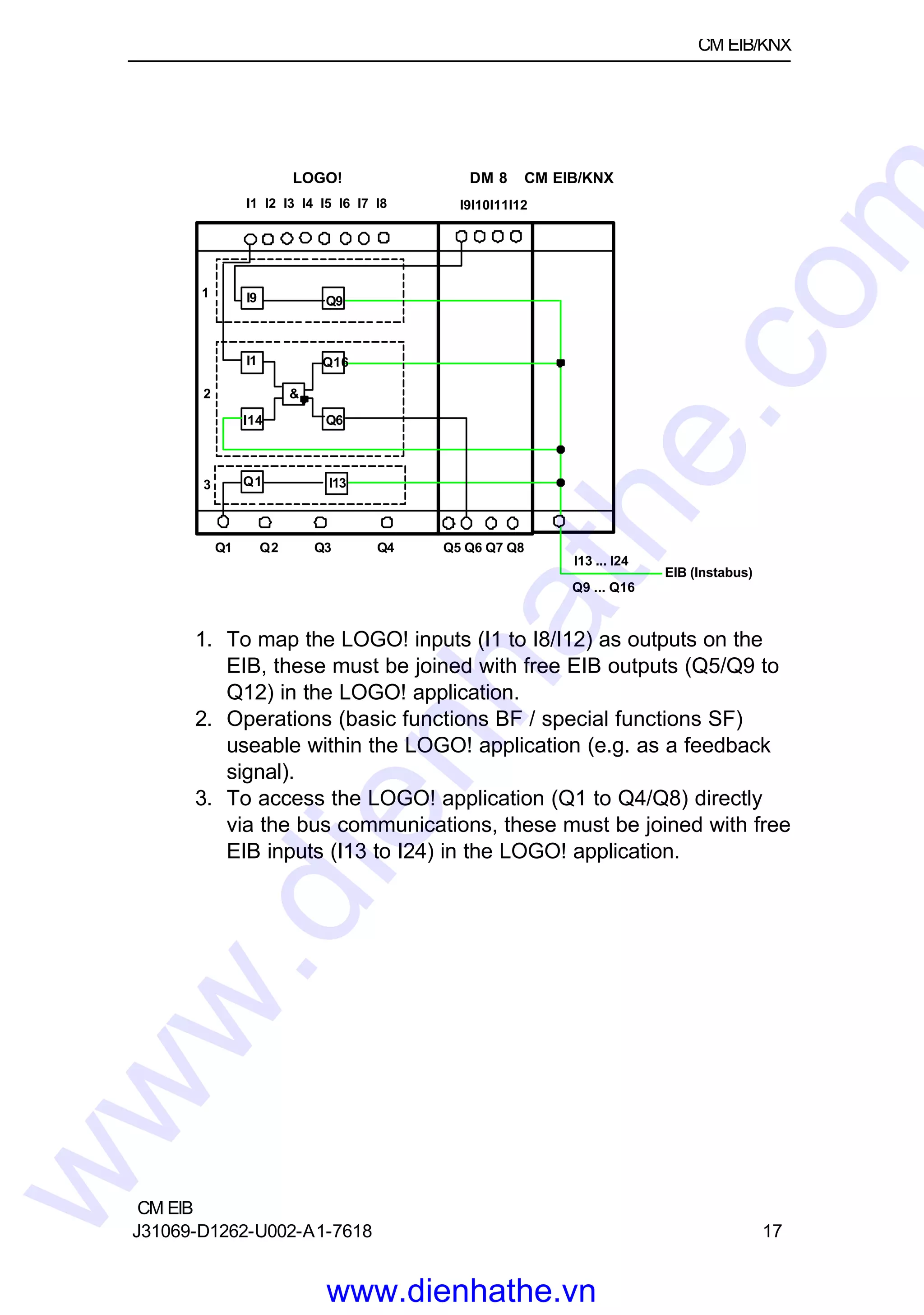 Siemens logo logo! expansion module cm eib-knx | PDF