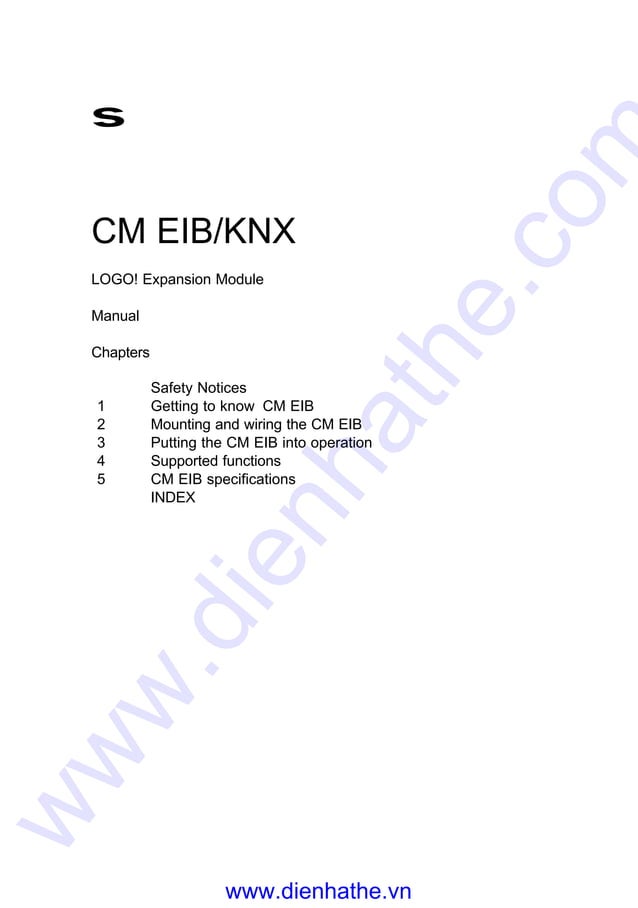 Siemens logo logo! expansion module cm eib-knx | PDF