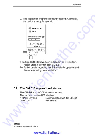 Siemens logo logo! expansion module cm eib-knx | PDF