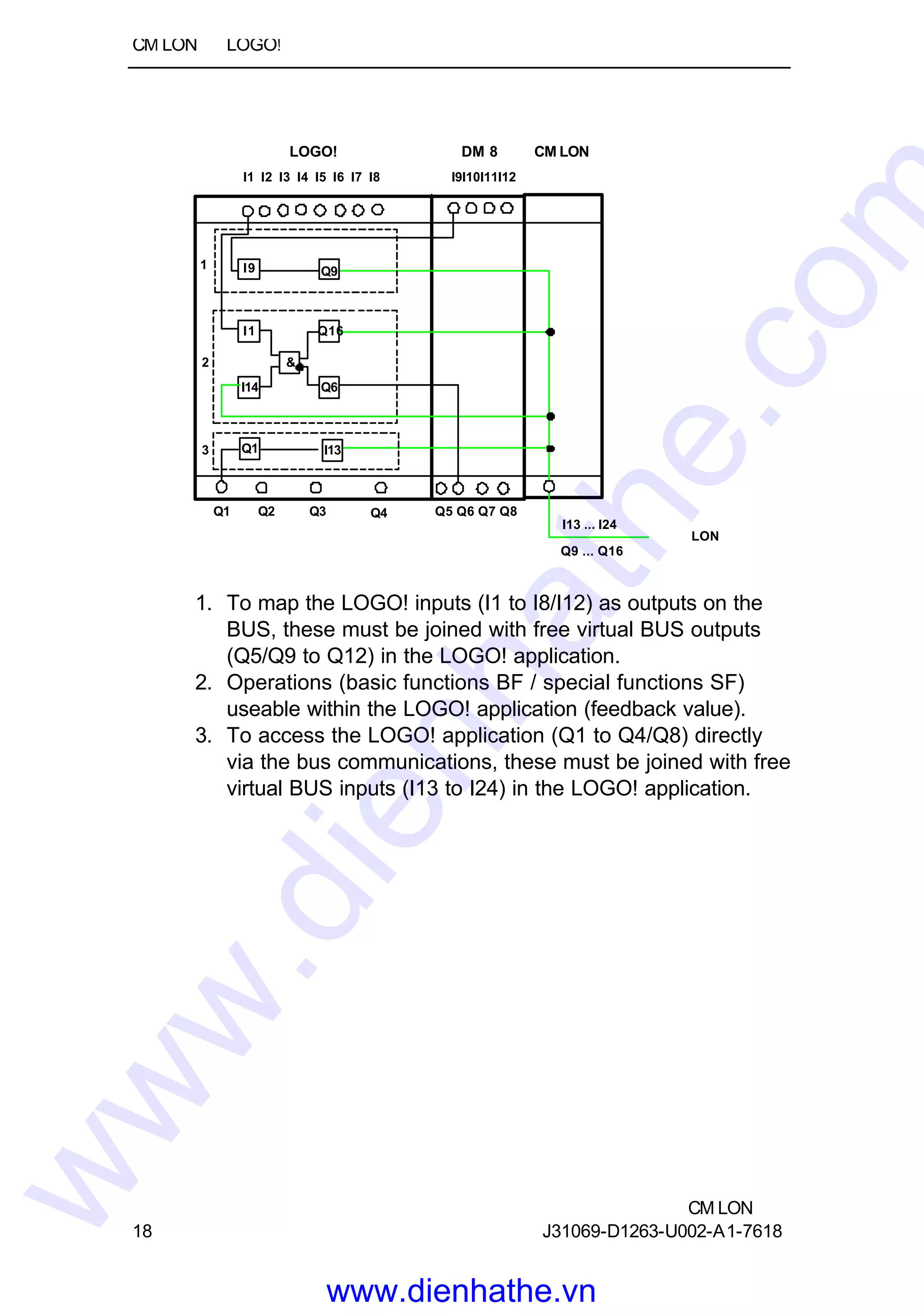 Siemens logo logo! expansion module cm lon | PDF