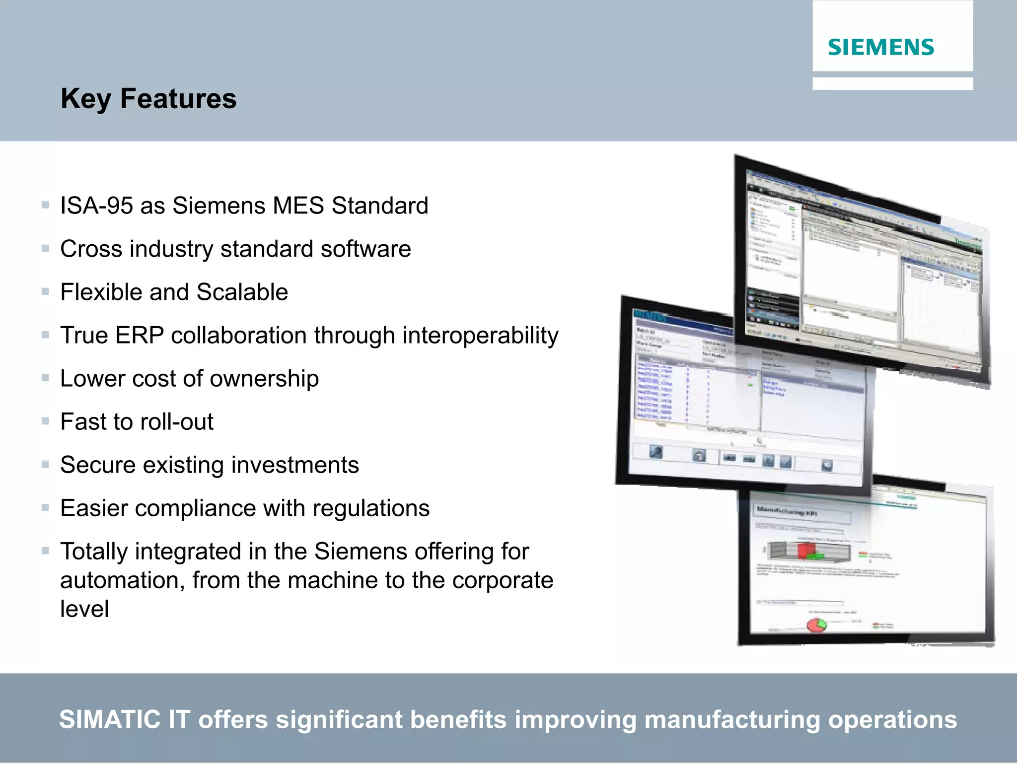 Siemens and MES (Manufacturing Execution System) | PDF