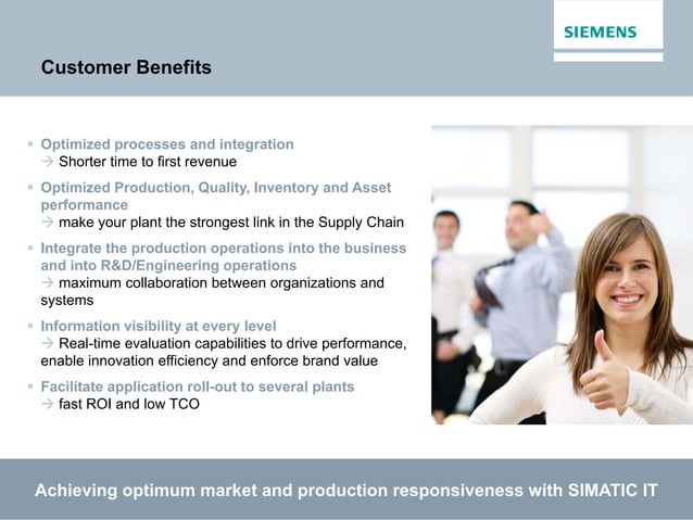 Siemens and MES (Manufacturing Execution System) | PDF | Manufacturing ...