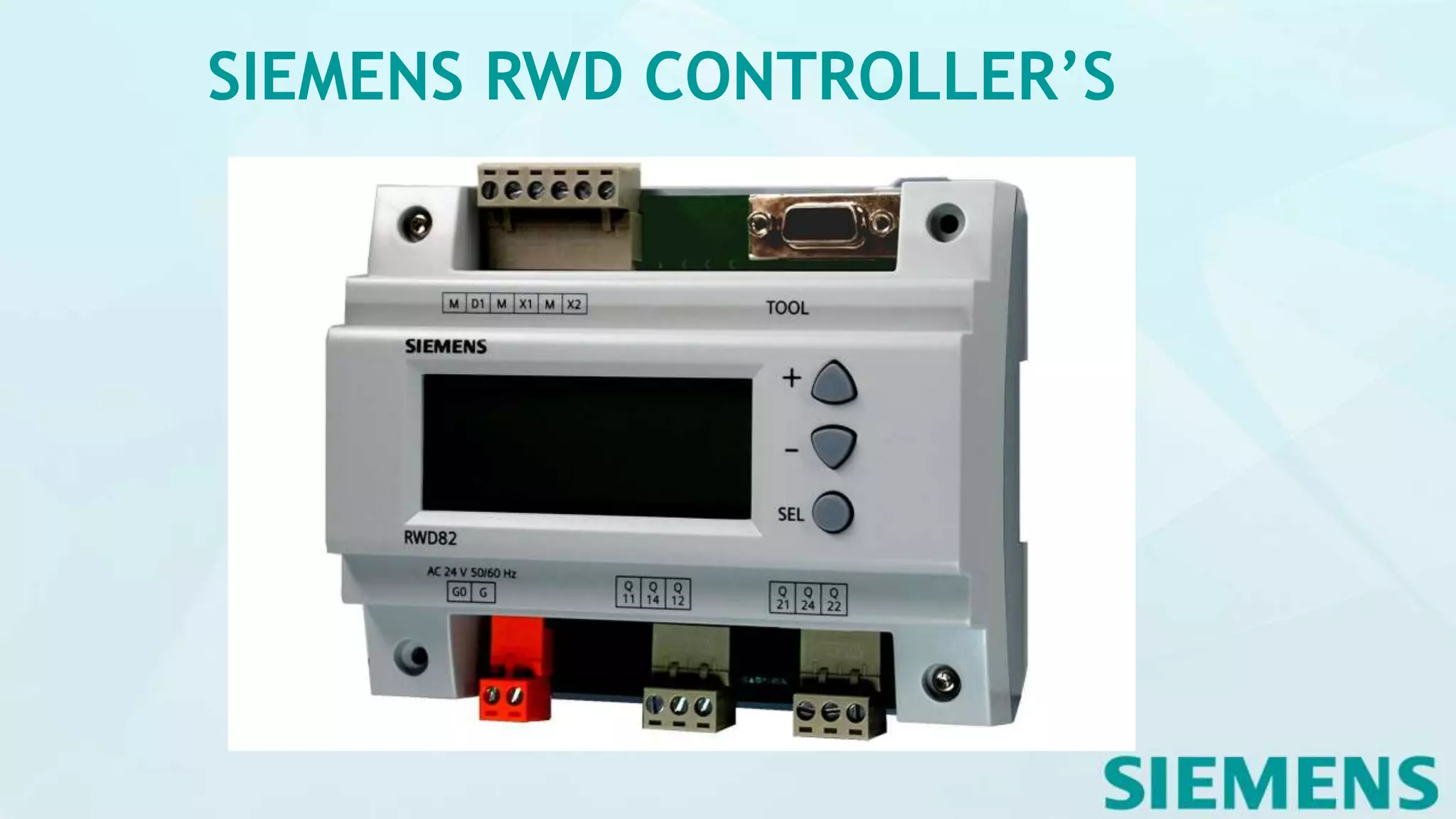 SIEMENS RWD CONTROLLER SERIES | PPTX