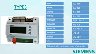 SIEMENS RWD CONTROLLER SERIES | PPTX