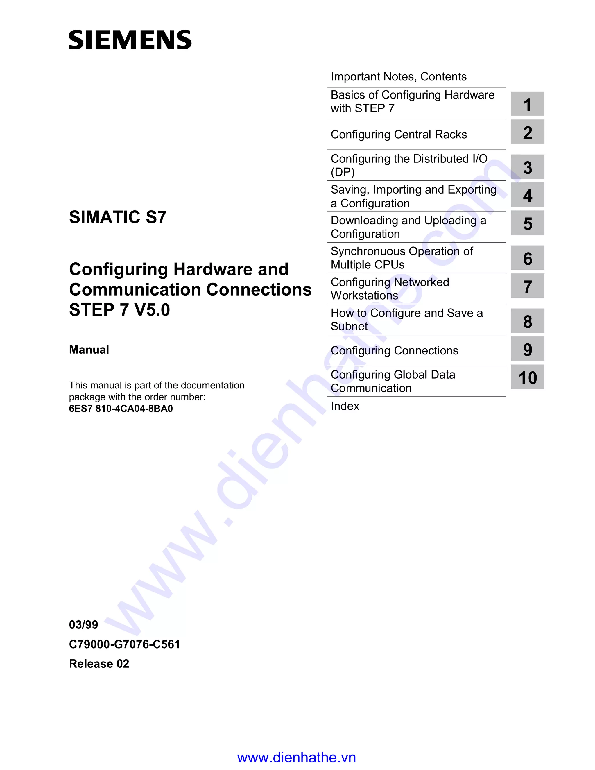 Siemens s7 300-400-configuring hardware and communication connections ...
