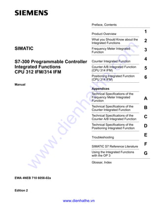 Siemens s7 300-400-integrated function mudule | PDF