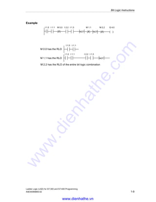 Siemens s7 300-400-ladder logic (lad) for s7-300 and s7-400 programming ...