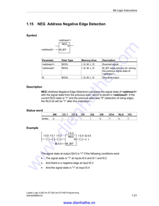Siemens s7 300-400-ladder logic (lad) for s7-300 and s7-400 programming ...