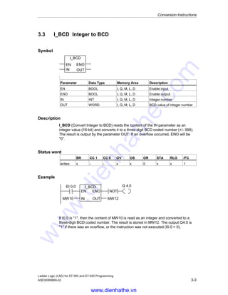 Siemens s7 300-400-ladder logic (lad) for s7-300 and s7-400 programming | PDF