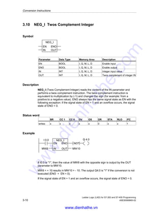 Siemens s7 300-400-ladder logic (lad) for s7-300 and s7-400 programming | PDF