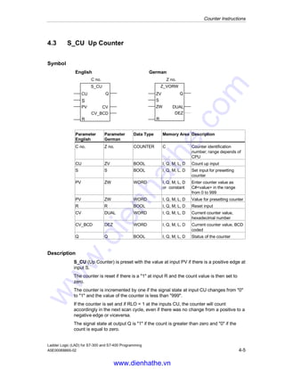 Siemens s7 300-400-ladder logic (lad) for s7-300 and s7-400 programming | PDF