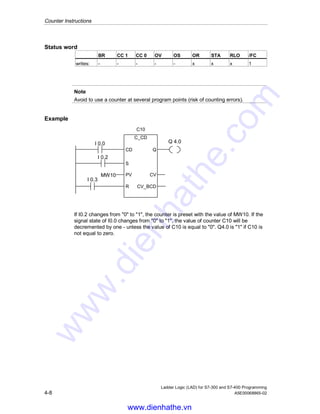 Siemens s7 300-400-ladder logic (lad) for s7-300 and s7-400 programming ...