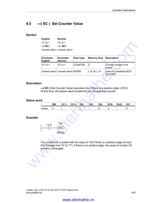 Siemens s7 300-400-ladder logic (lad) for s7-300 and s7-400 programming ...