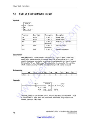 Siemens s7 300-400-ladder logic (lad) for s7-300 and s7-400 programming | PDF